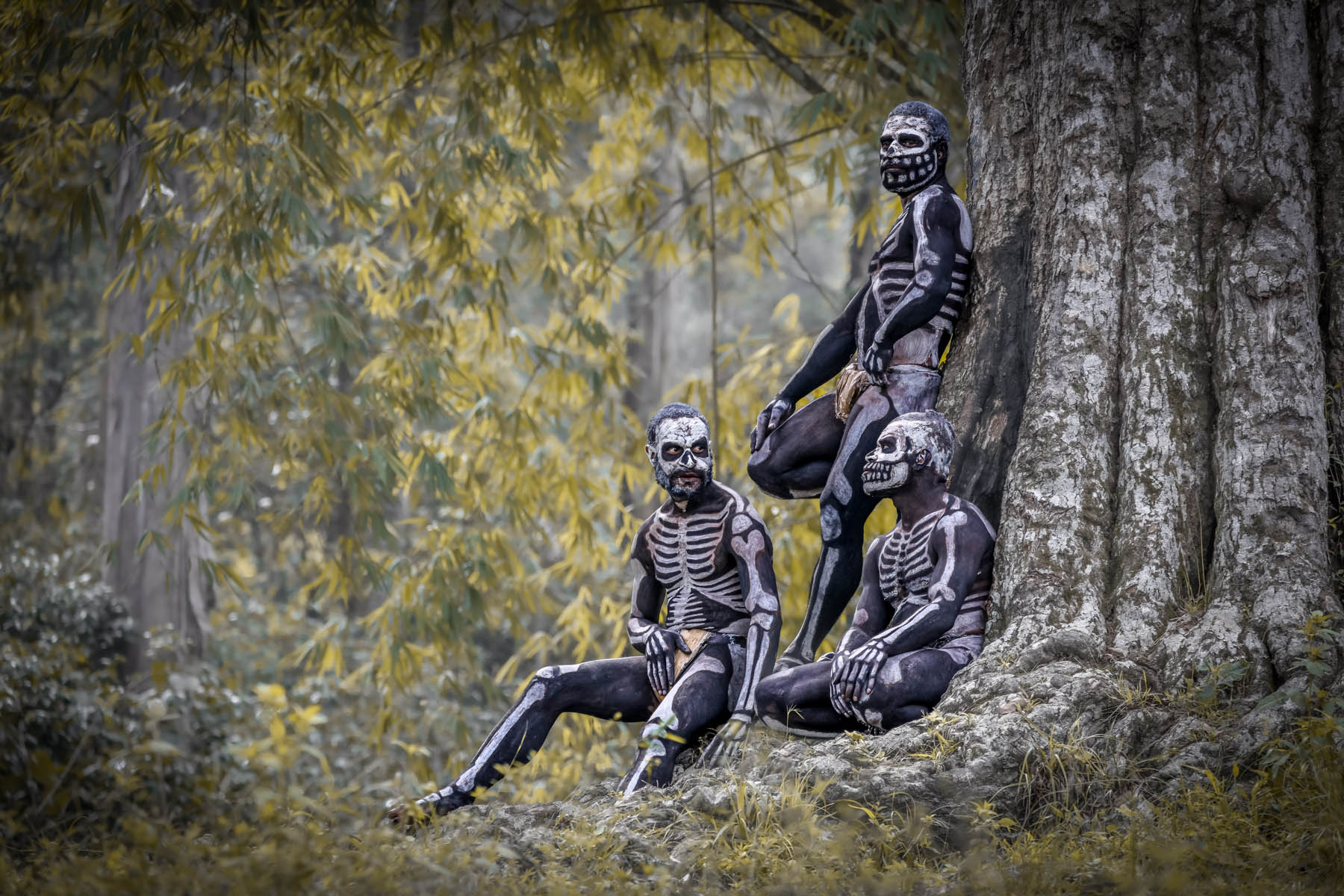 The Skeleton Tribe - tribes of papua new guinea