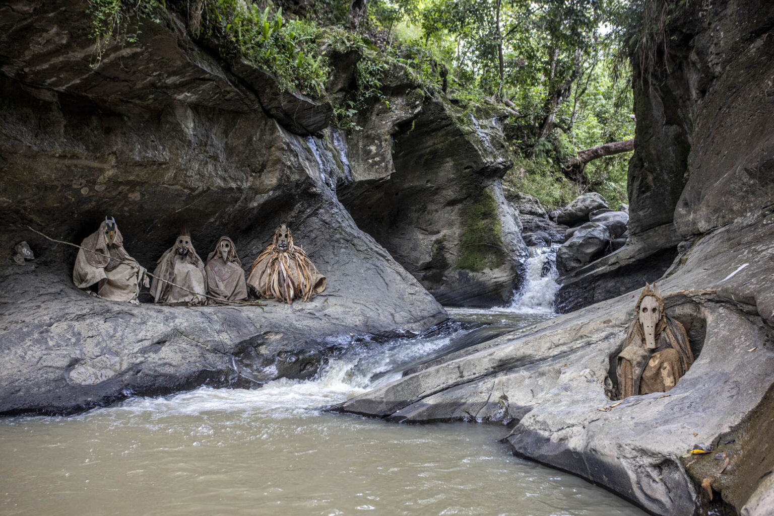 The Wii Towai Waterfall Tribal Eco Lodge - tribes of papua new guinea