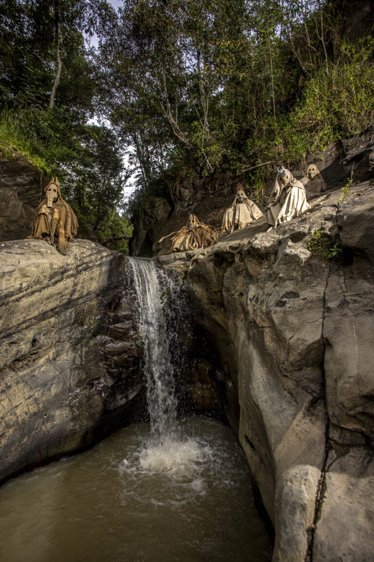 The Wii Towai Waterfall Tribal Eco Lodge - tribes of papua new guinea